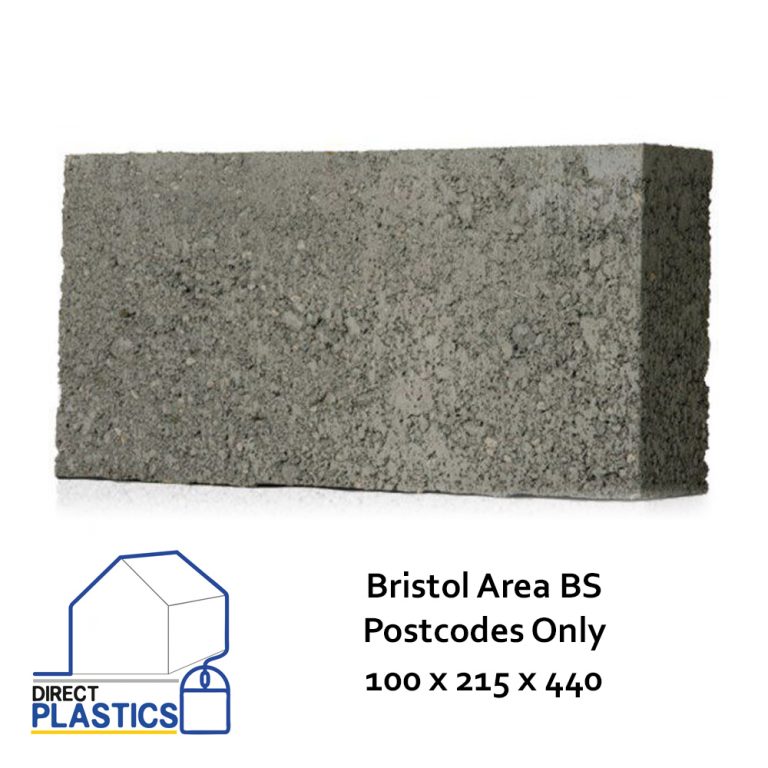 Dense Concrete Block 7n 440x100x215mm - Bristol Only - Direct Building ...