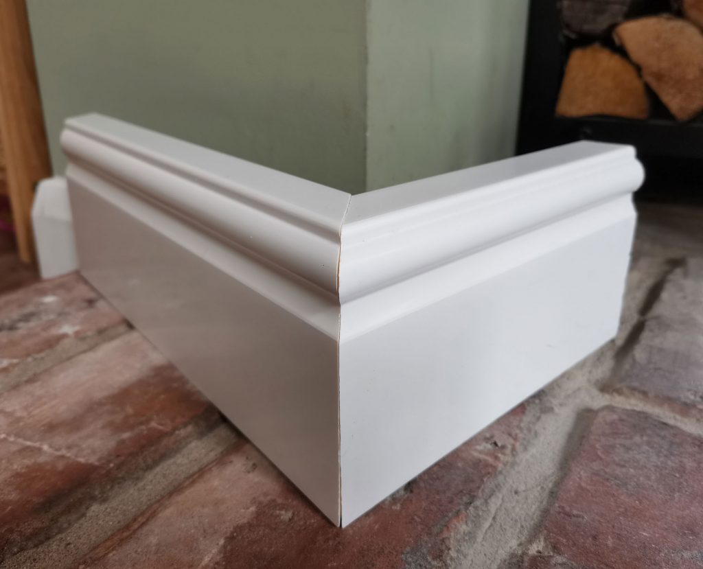 Skirting Board Covers Ambassador PVC 2m 150mm Height